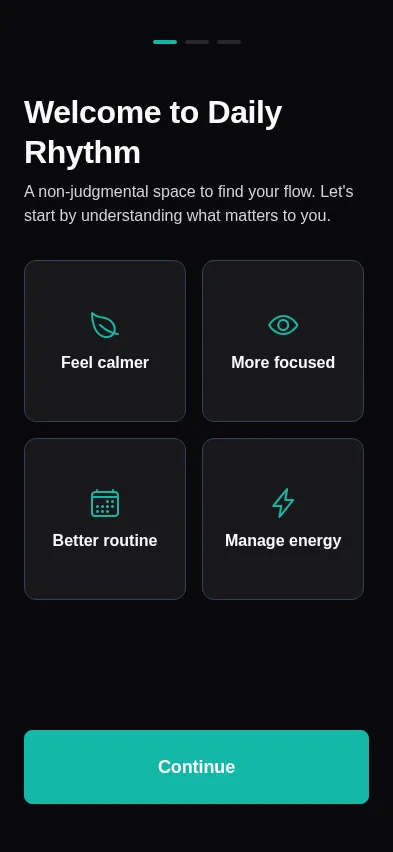 Daily Rhythm App
