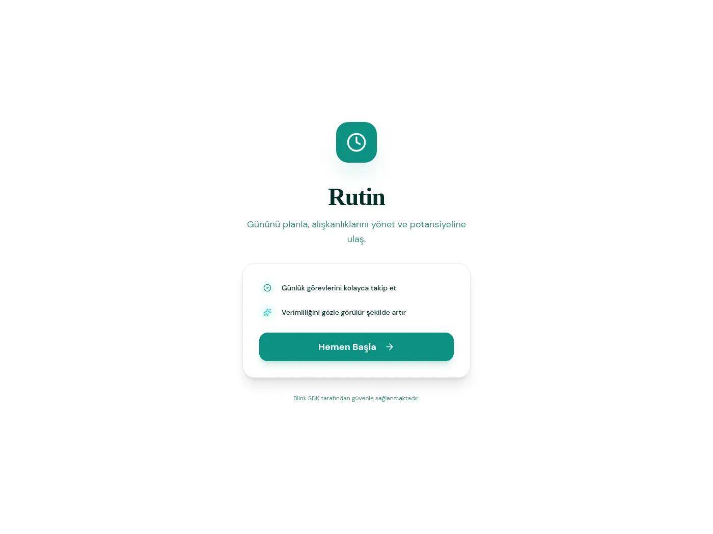Daily Routine App