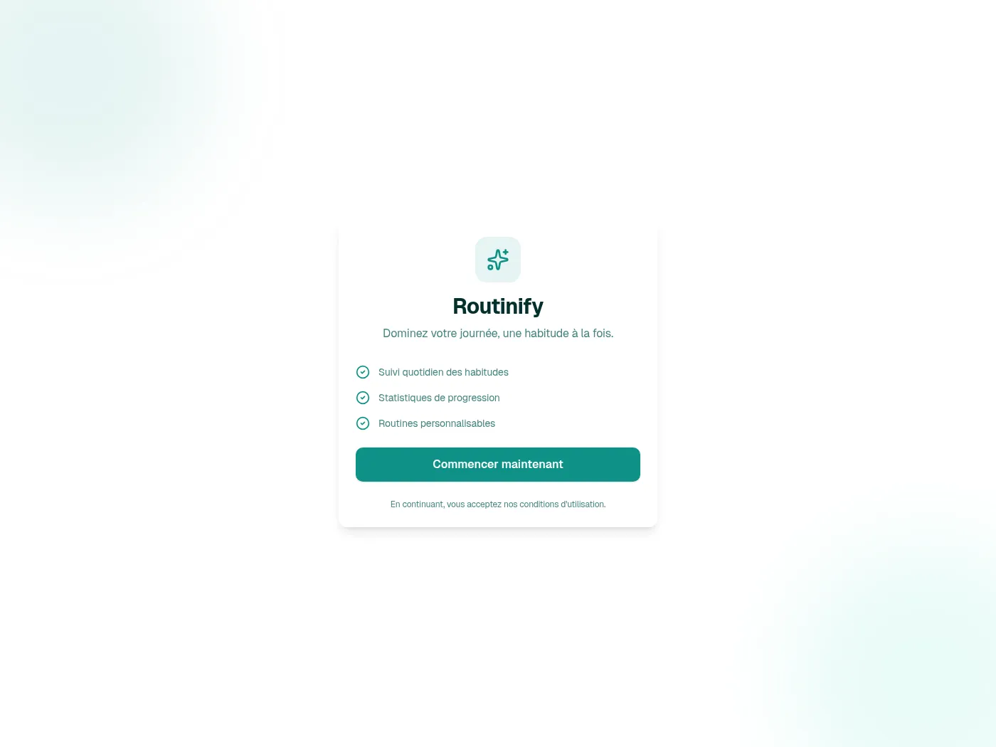 Daily Routine App