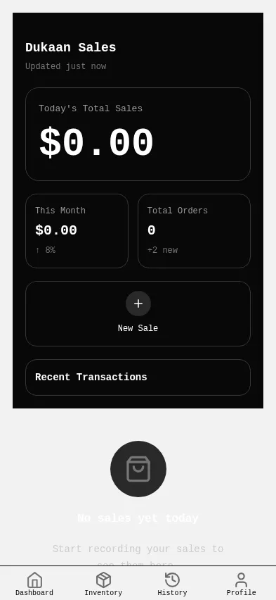 Daily Sales Tracker