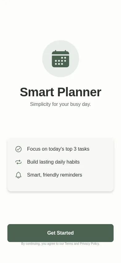 Daily Smart Planner