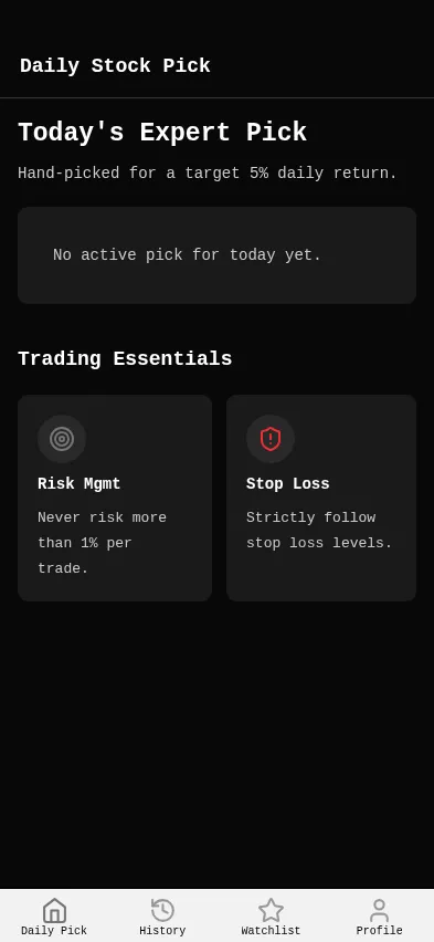 Daily Stock Pick Pro