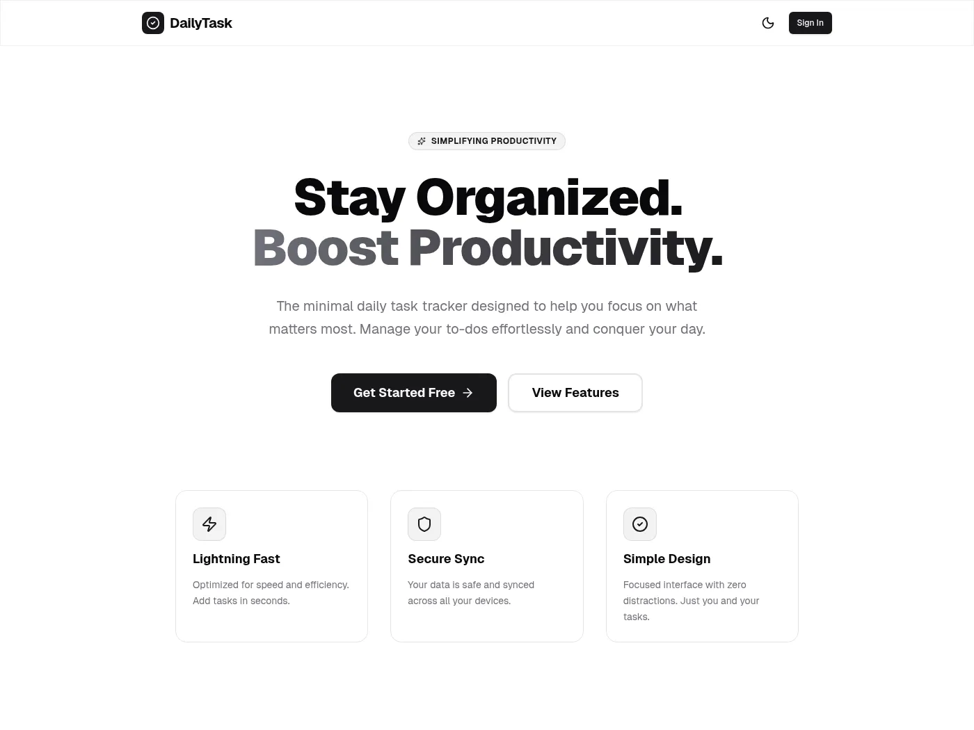 Daily Task Tracker