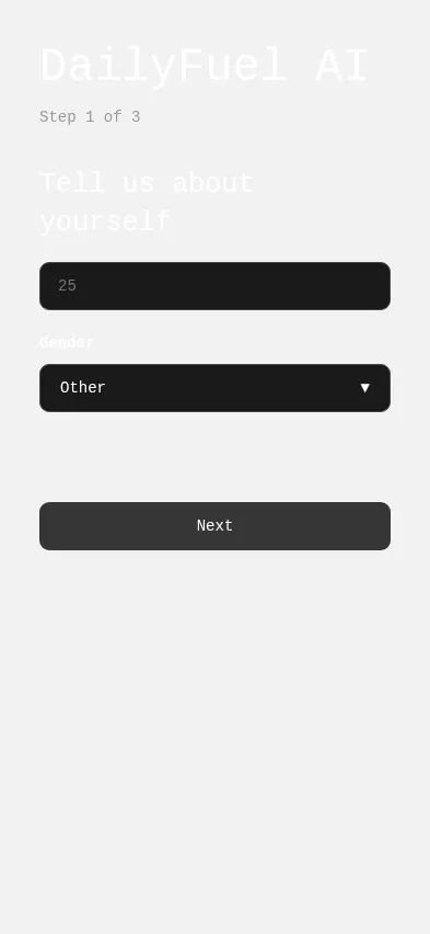 DailyFuel AI