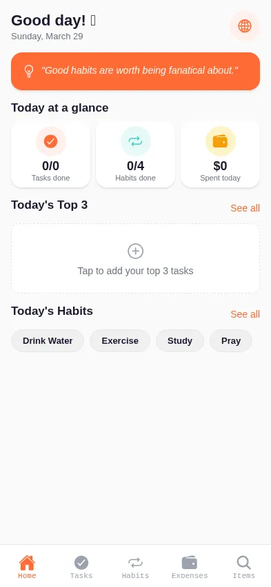 DailyHelper Minimal Assistant