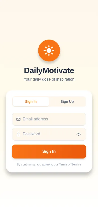 DailyMotivate App