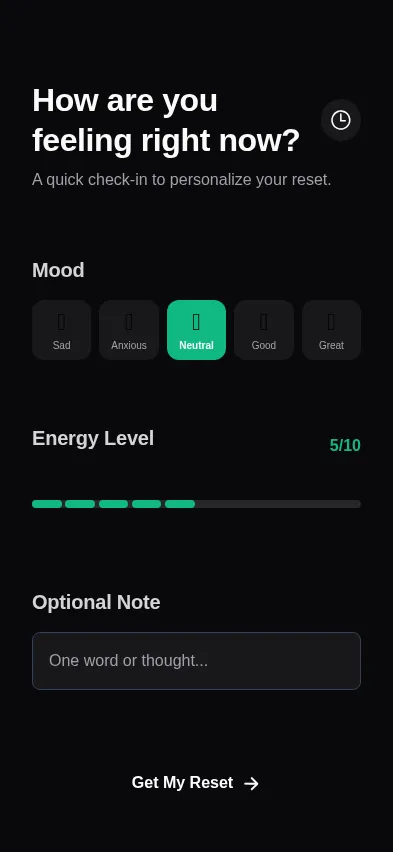 DailyReset App