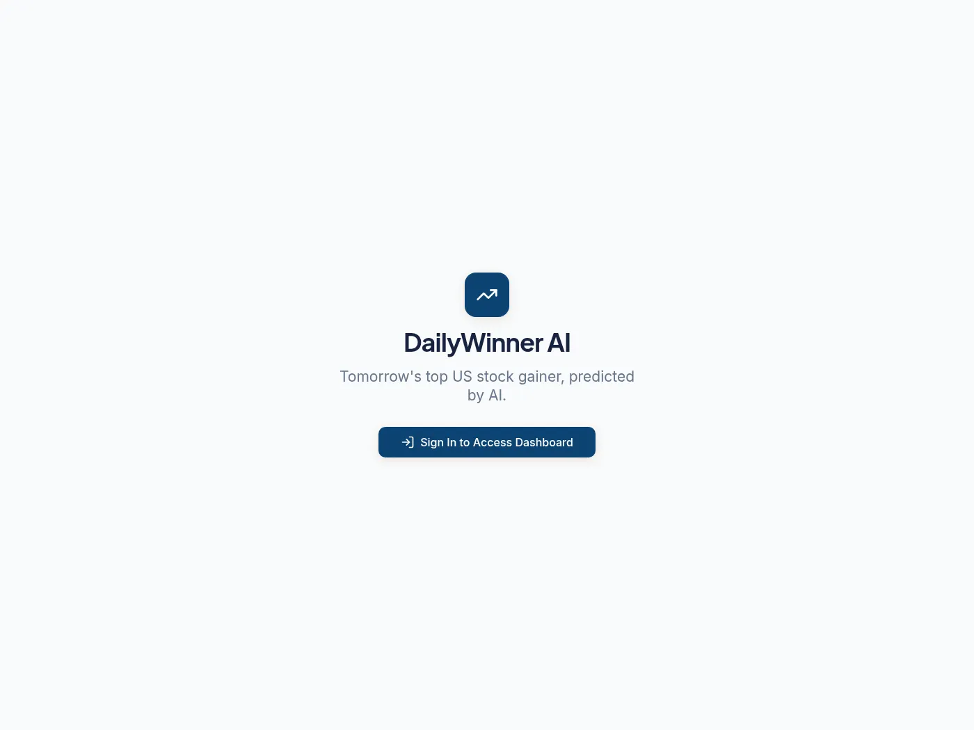 DailyWinner AI - Stock Predictor