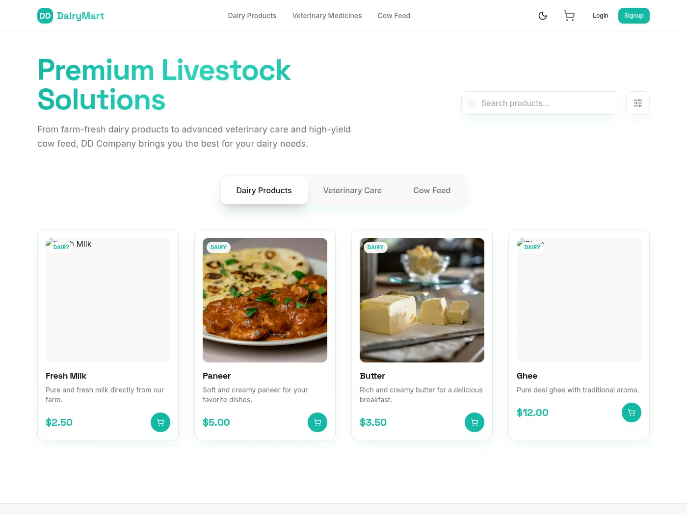 DairyMart Frontend