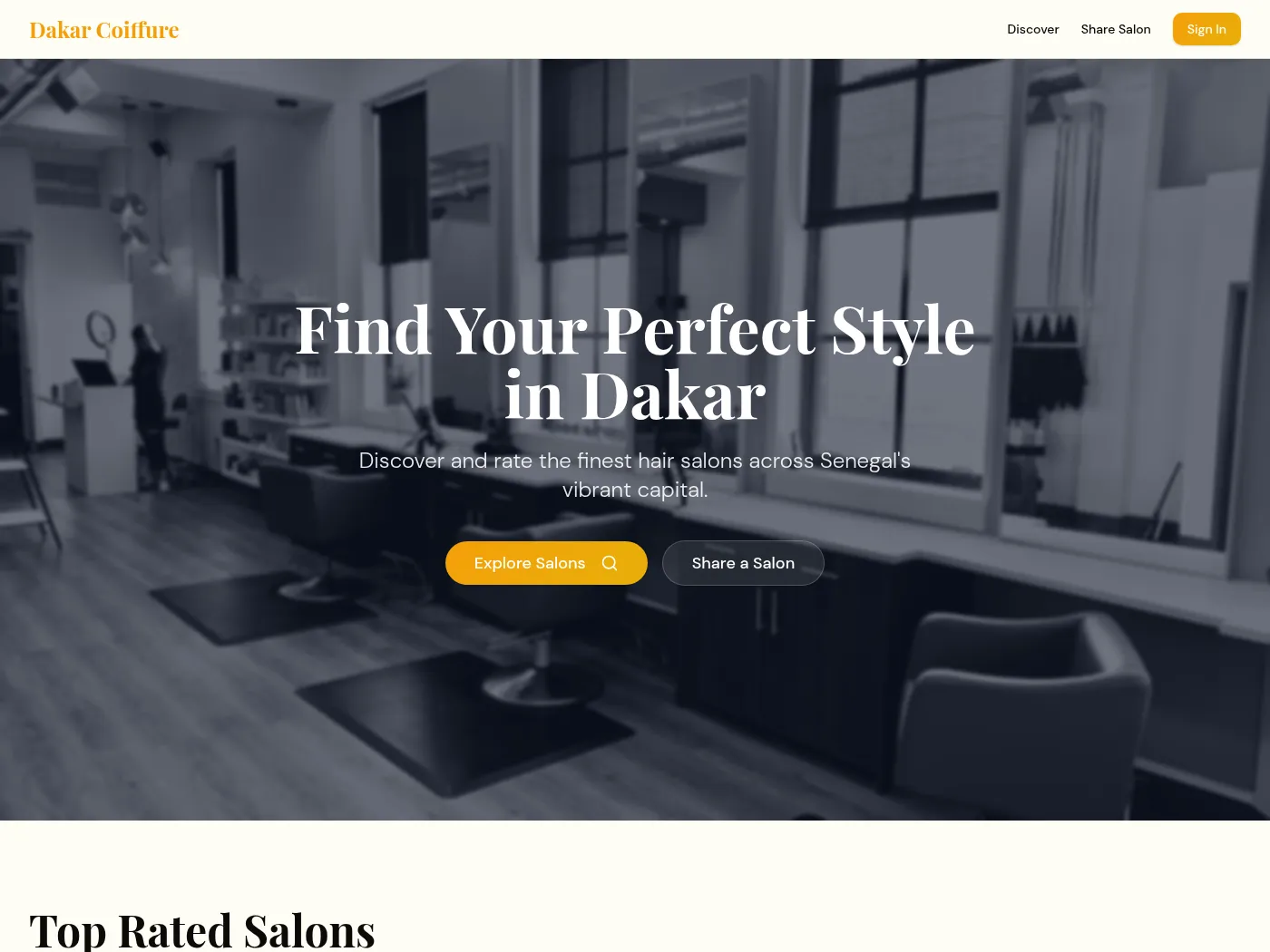 Dakar Coiffure Finder