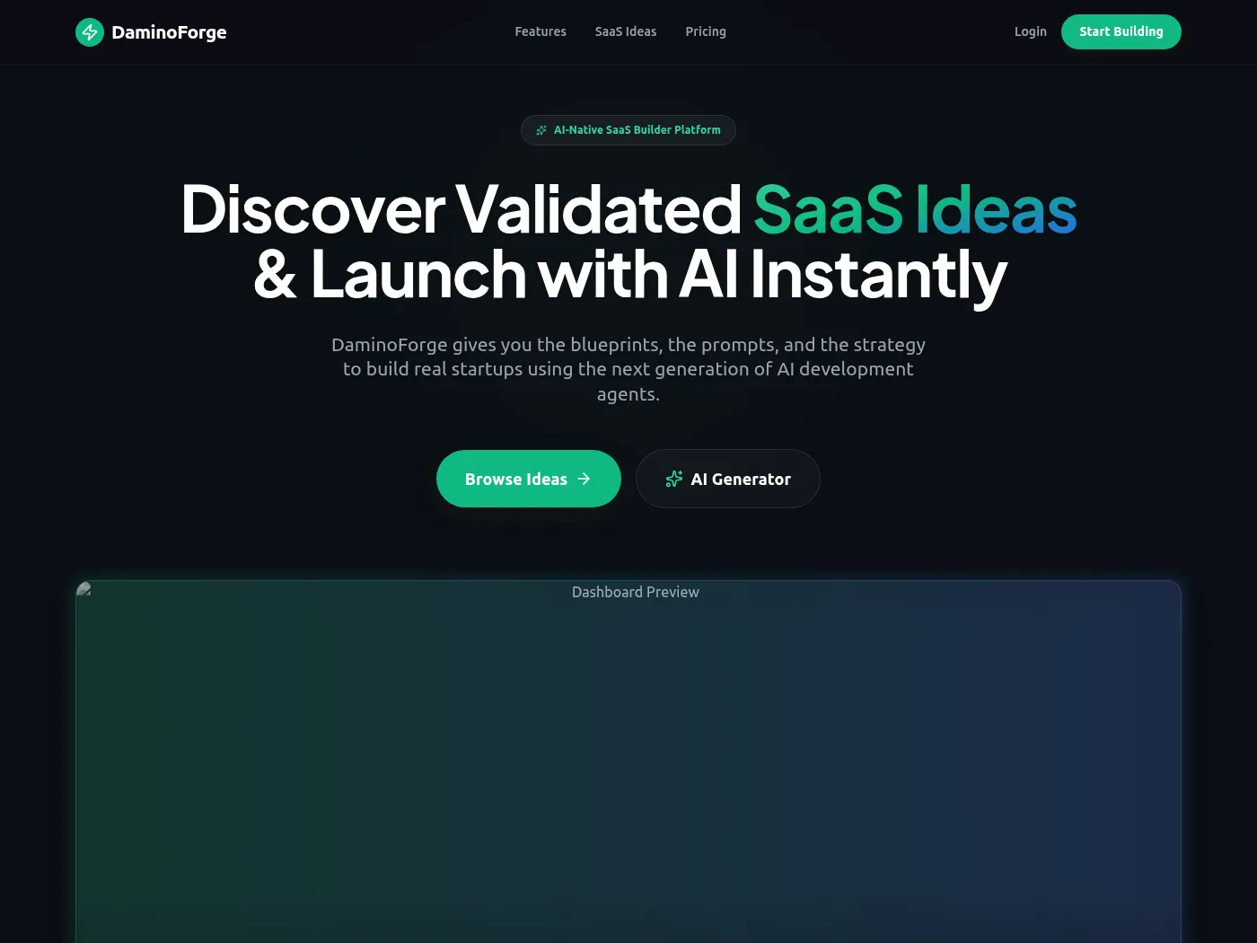 DaminoForge AI SaaS Builder