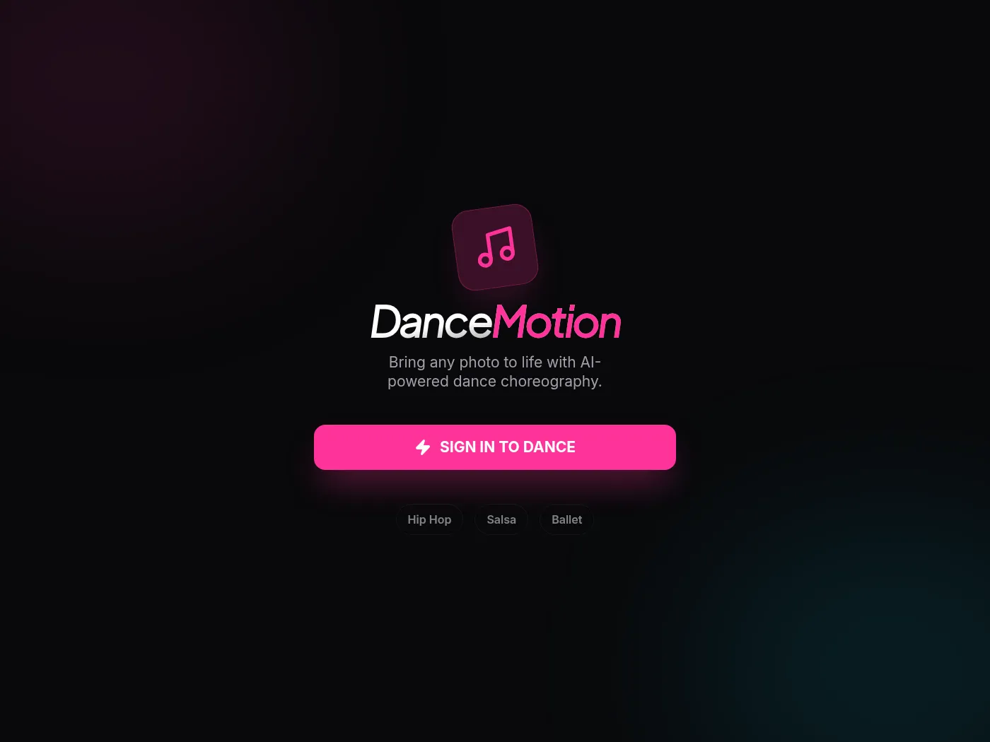 Dance Motion App