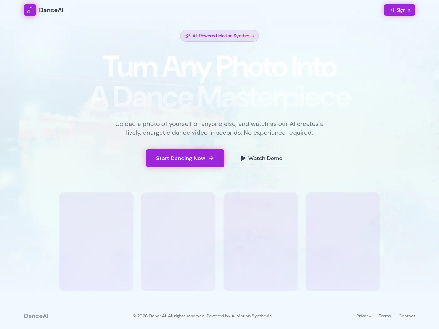Dance Video Generator