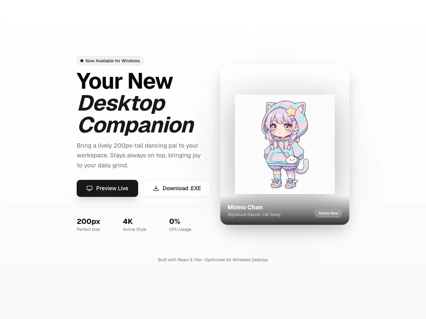 Dancing Desktop Pal