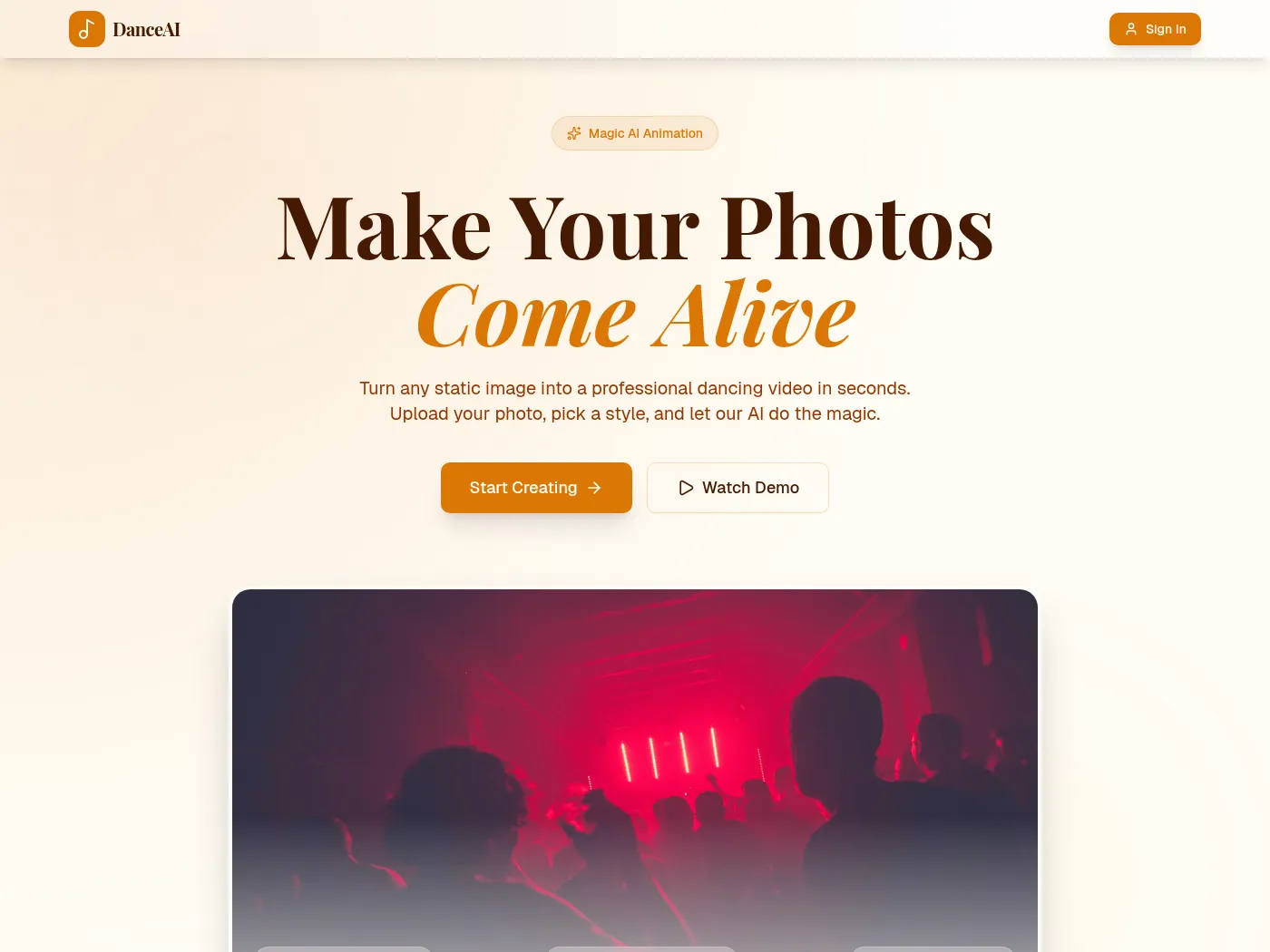 Dancing Image Creator