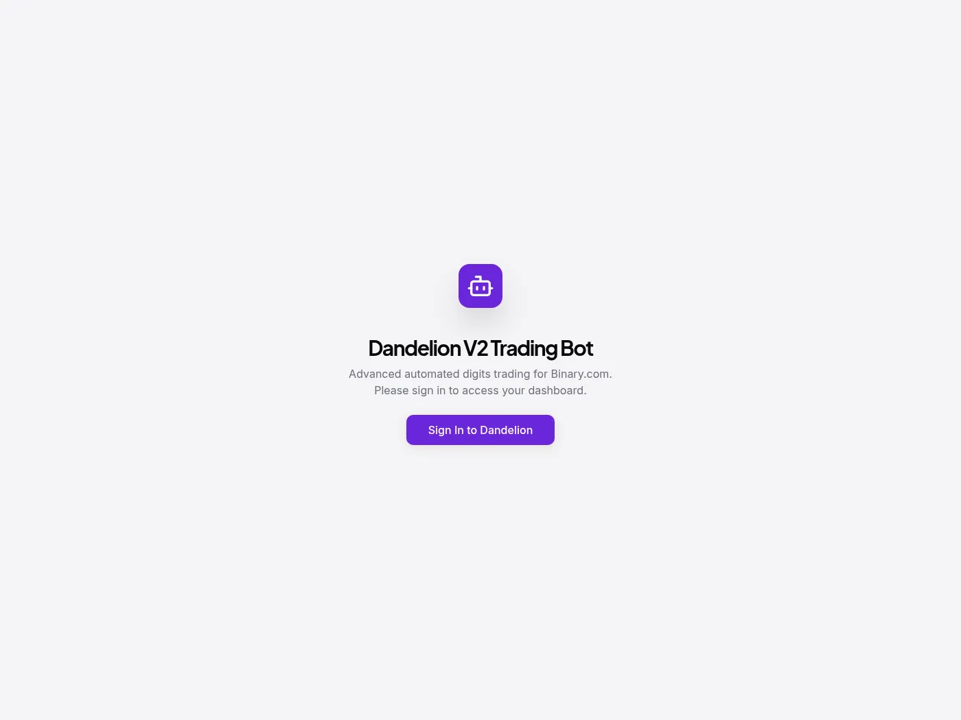 Dandelion V2 Trading Bot