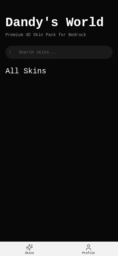 Dandy's World 4D Skins Pack