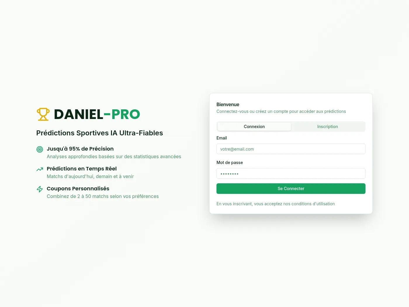 Daniel Pro Sports Predictor