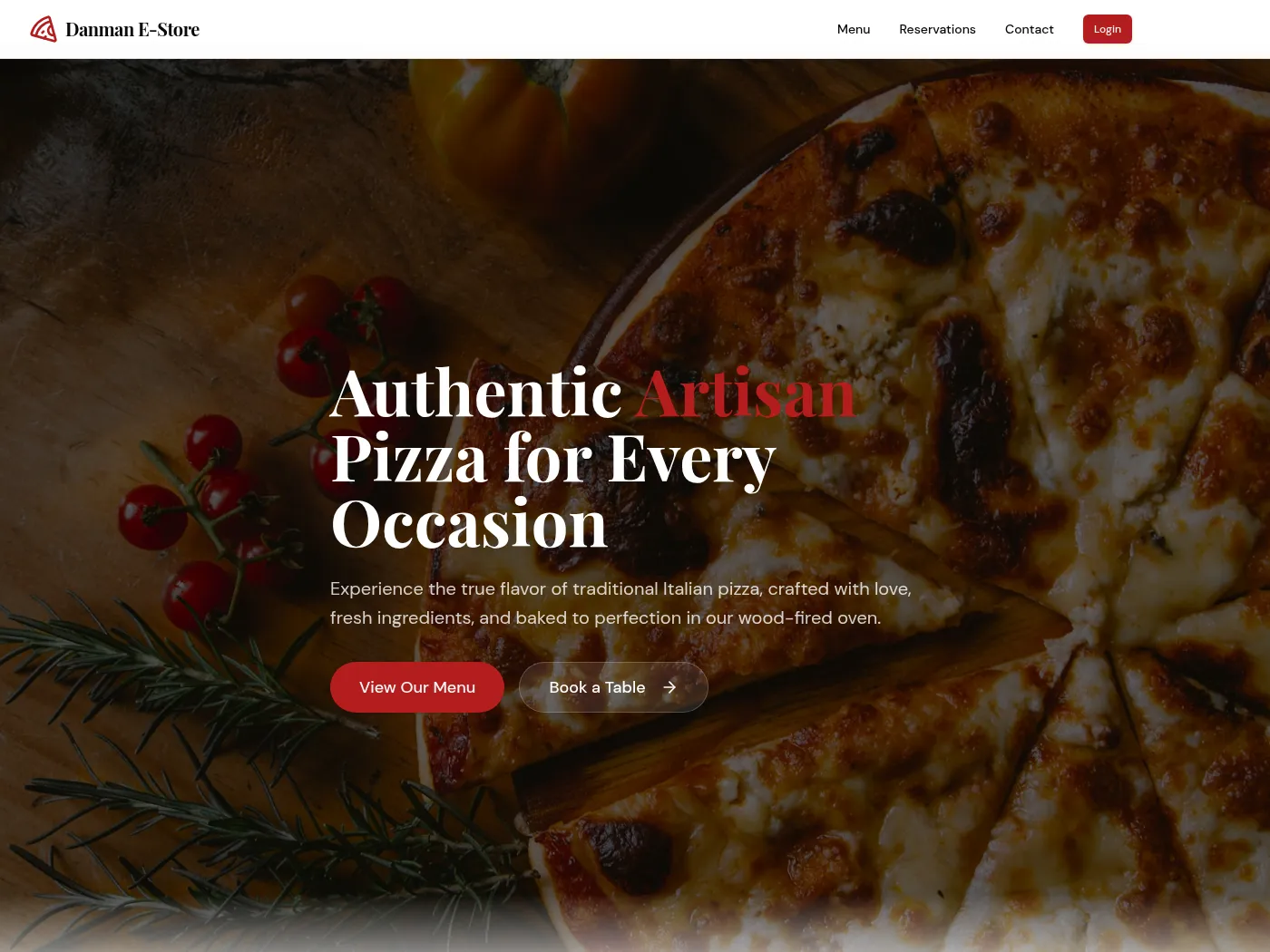 Danman Pizza E-Store