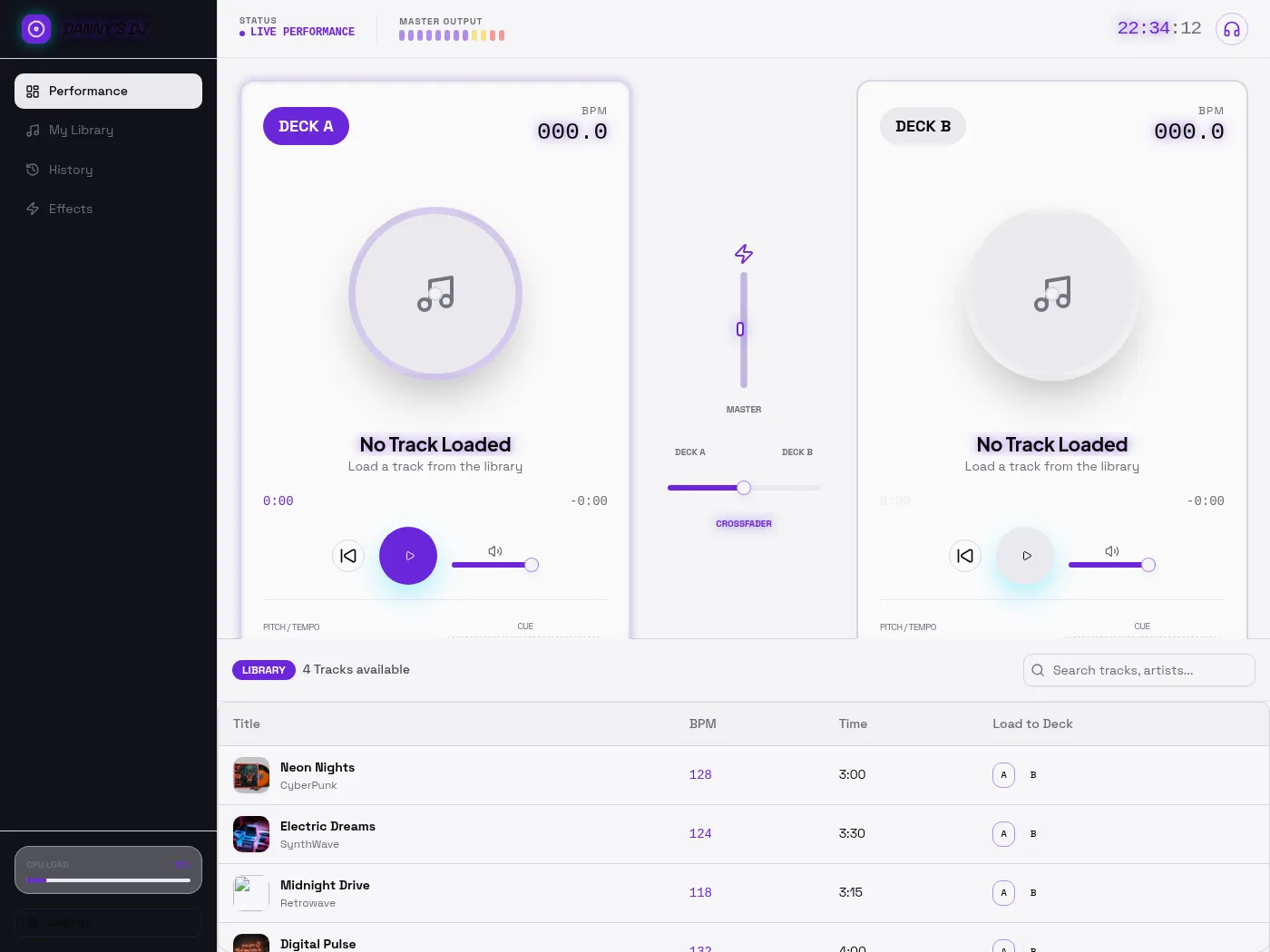 Dannys DJ App