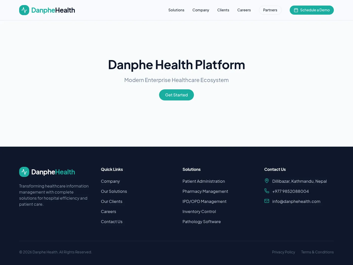 Danphe Health Enterprise Platform