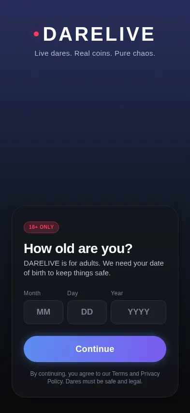 DARELIVE Mobile App