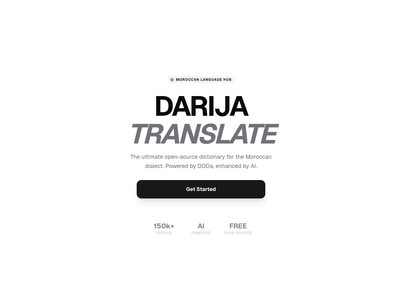 Darija Translate App