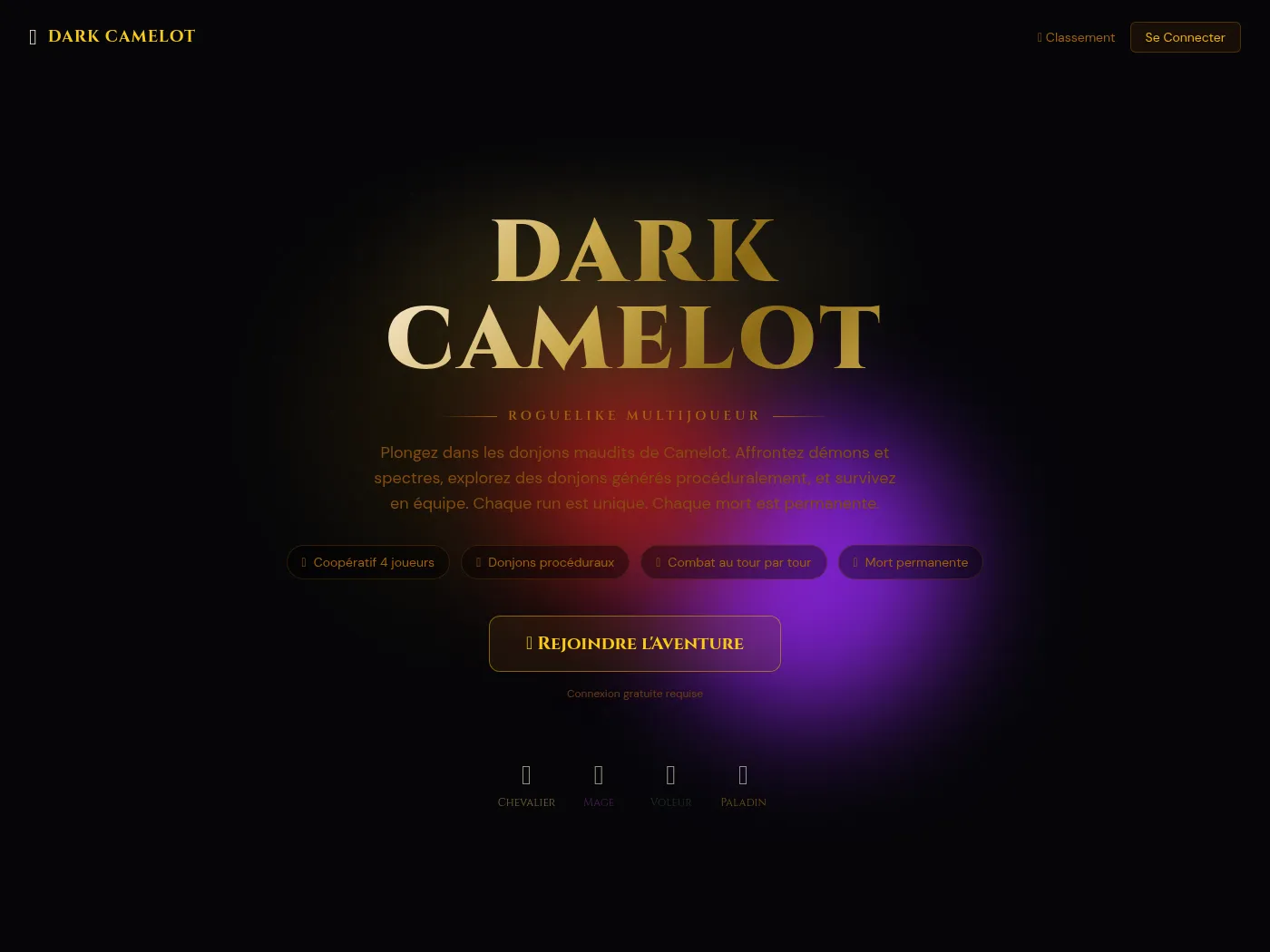 Dark Camelot Roguelike