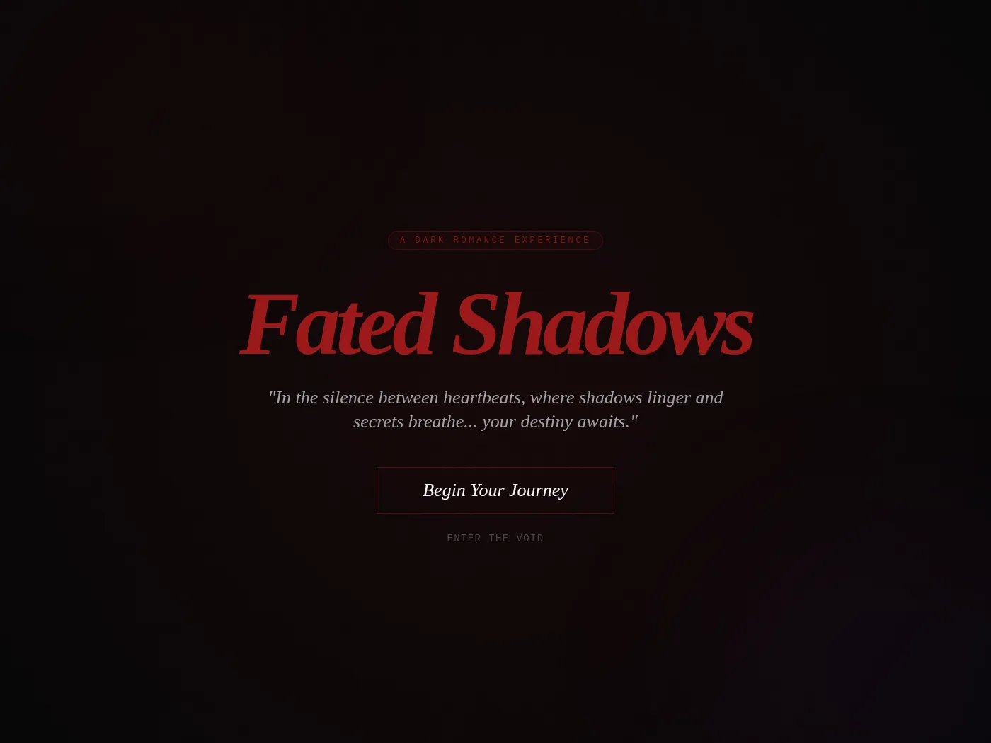 Dark Fairytale Romance Game