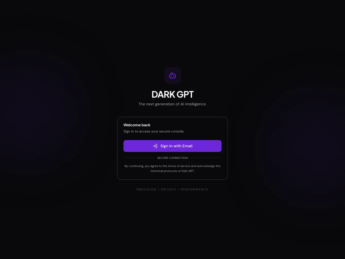 Dark GPT Clone