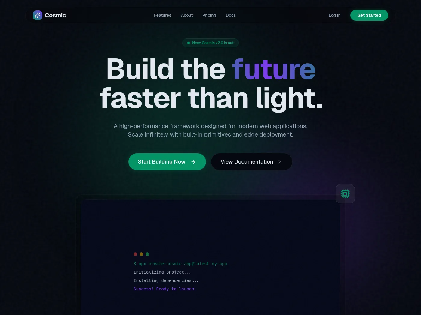 Cosmic Dark Web Starter