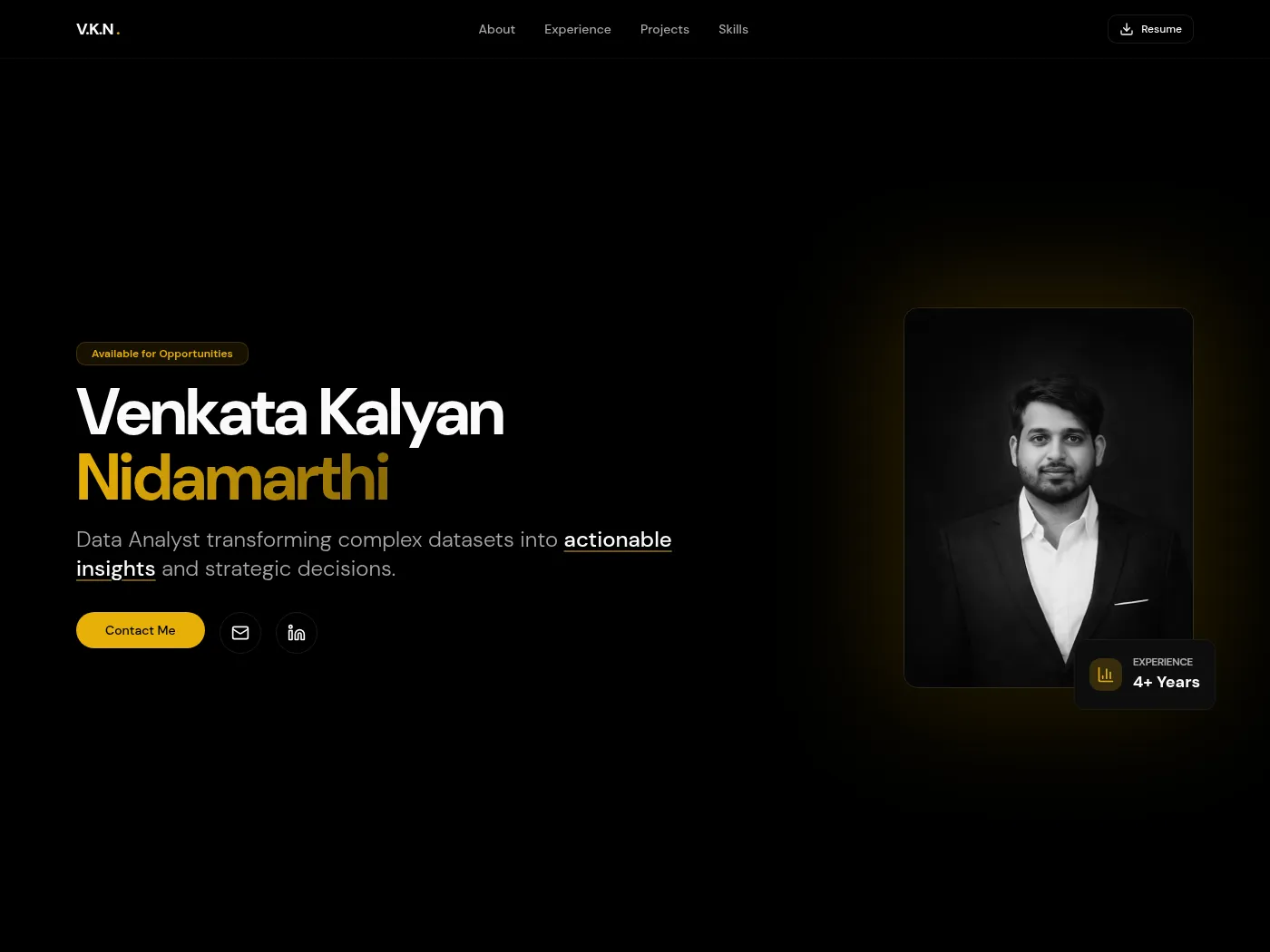 Kalyan Portfolio