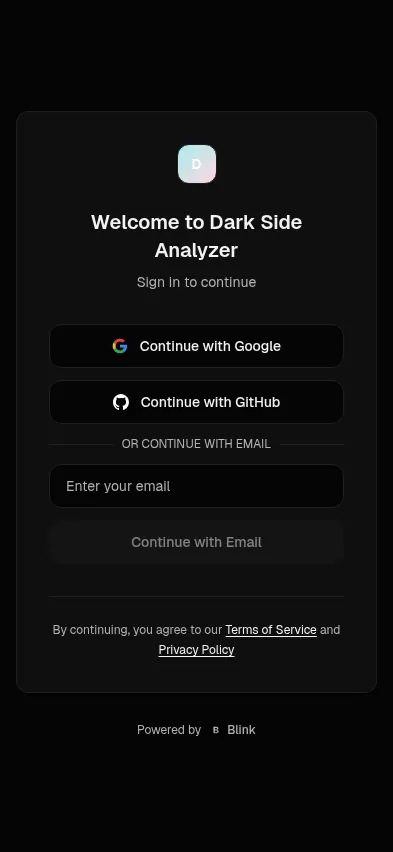 Dark Side Analyzer