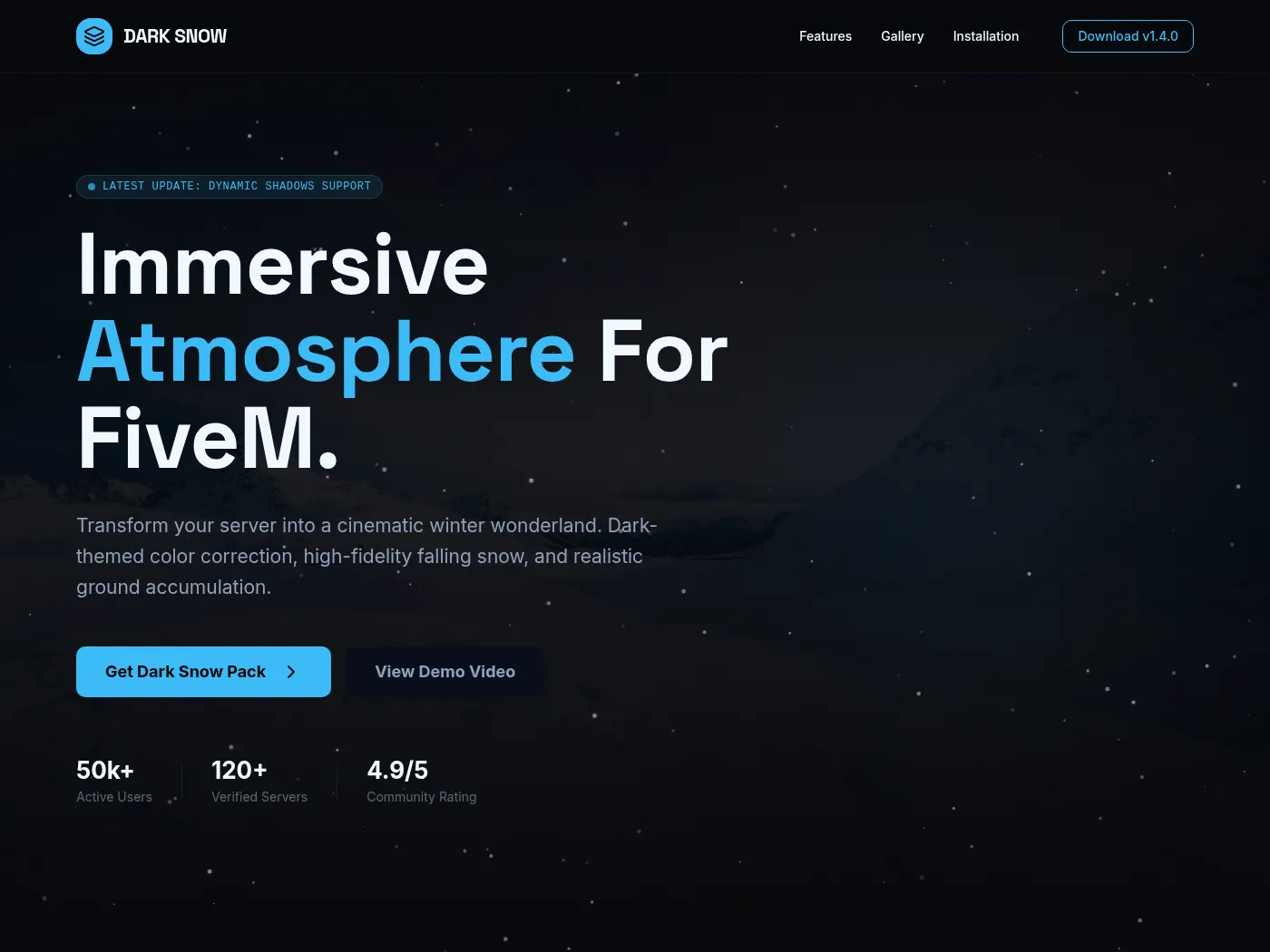 Dark Snow Graphics Pack