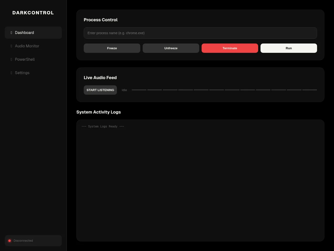 DarkControl Manager