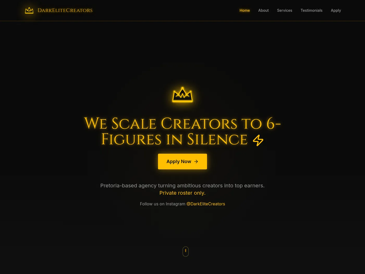 DarkEliteCreators Site
