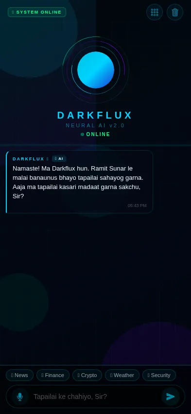 Darkflux AI Assistant