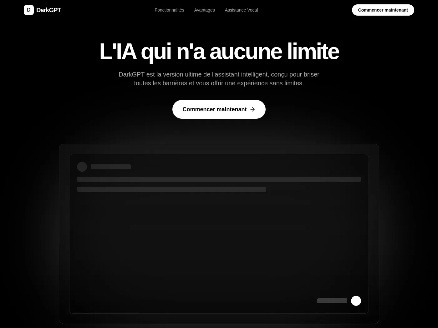 DarkGPT AI Clone