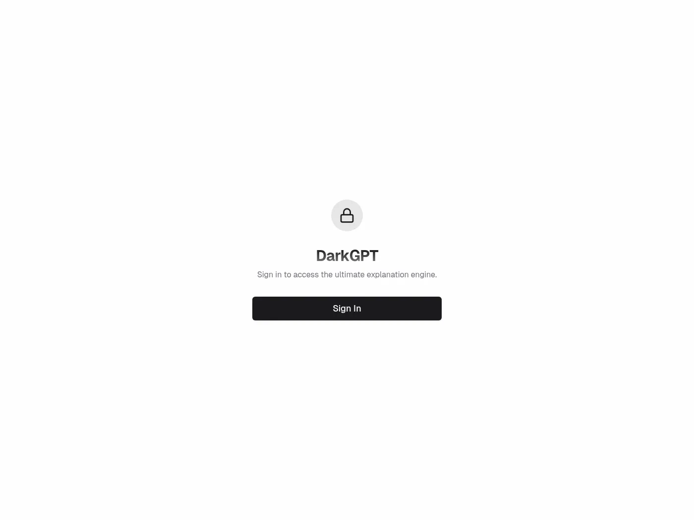 DarkGPT Answer Hub