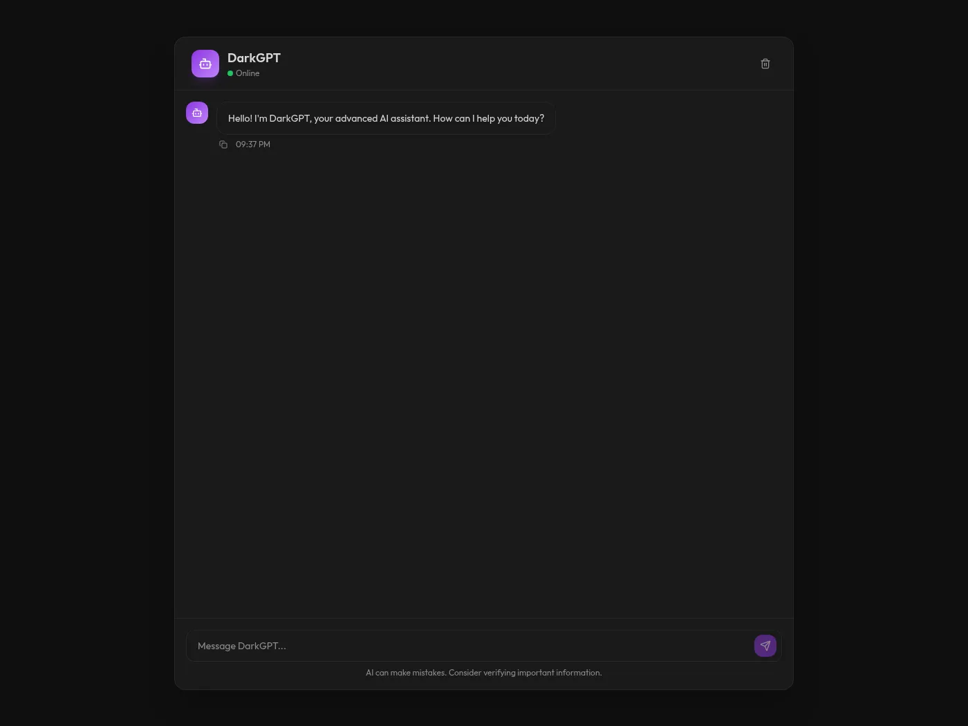 DarkGPT Model