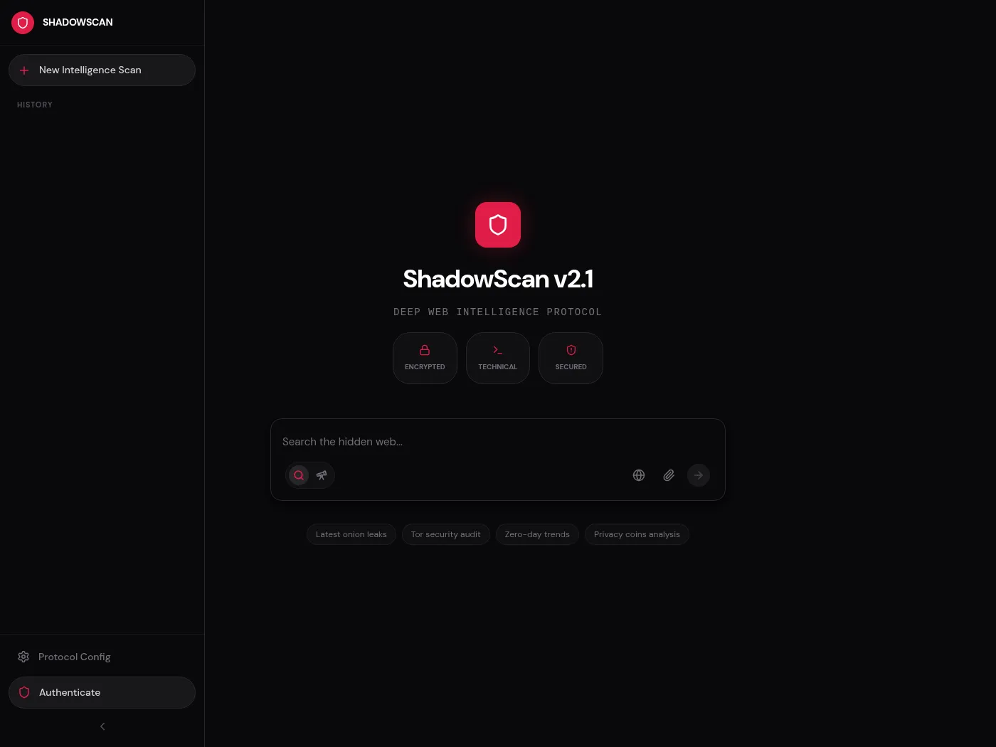Dark Web Explorer