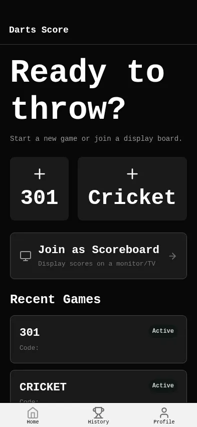 Score Darts Anywhere
