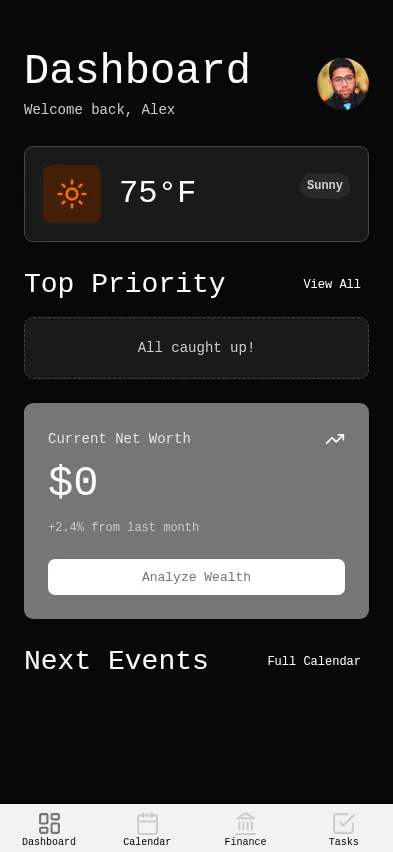 Personal Dashboard Assistant
