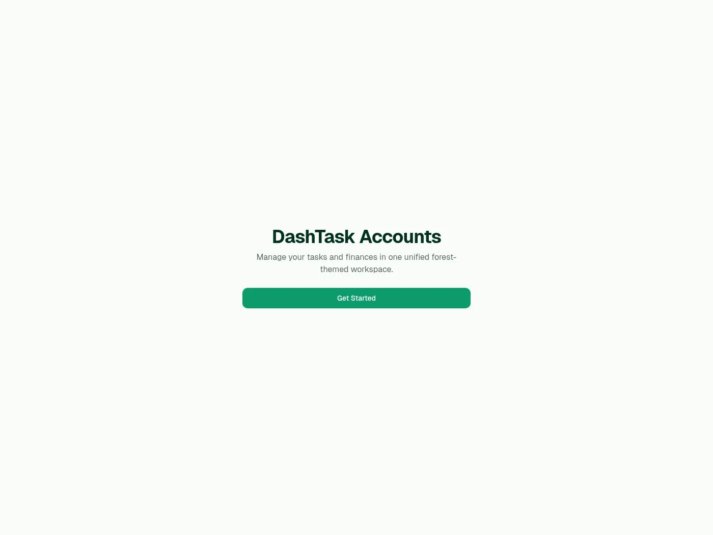 DashTask Accounts