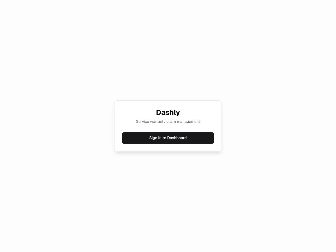 Dashly Dashboard