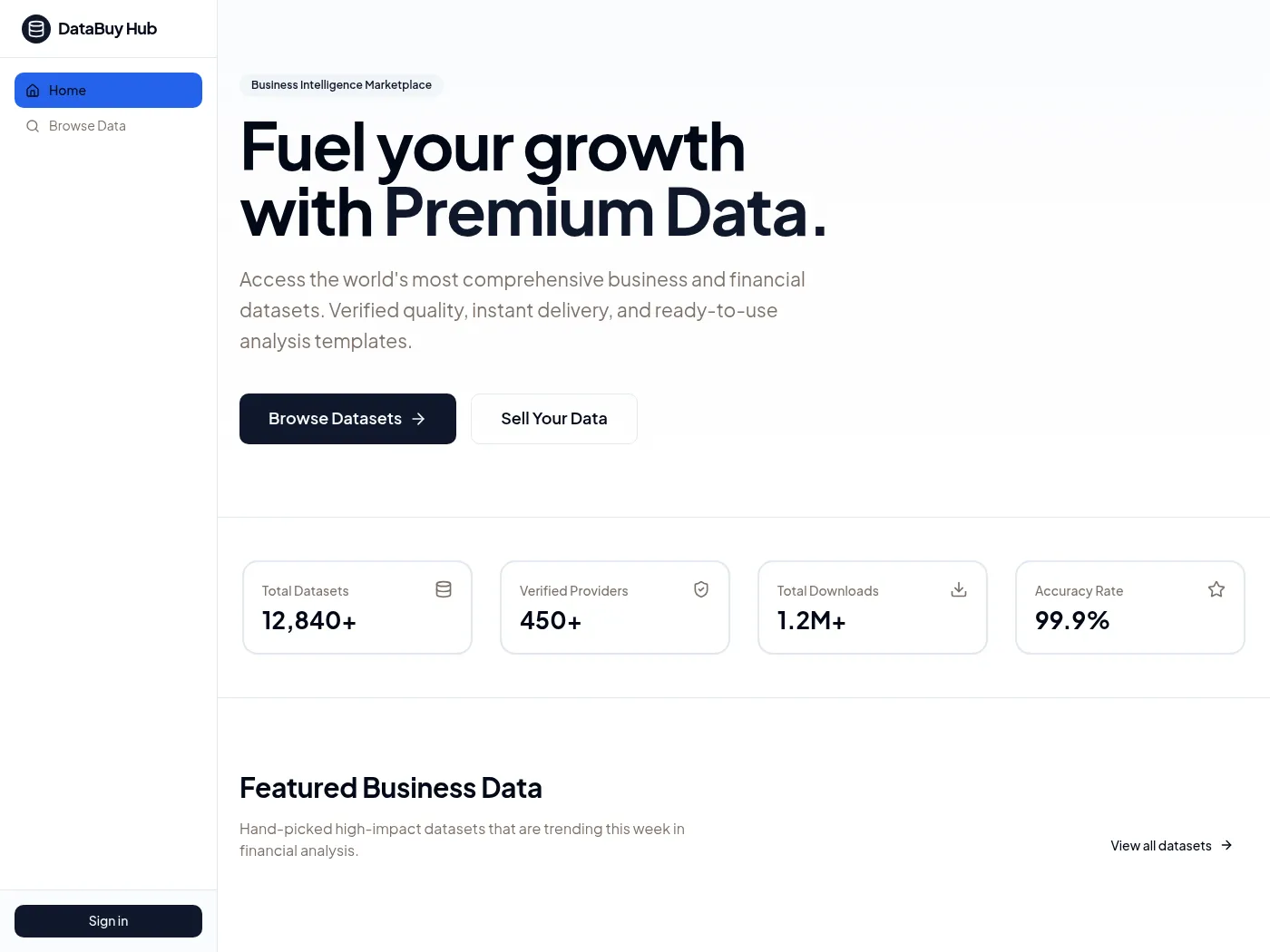 DataBuy Hub