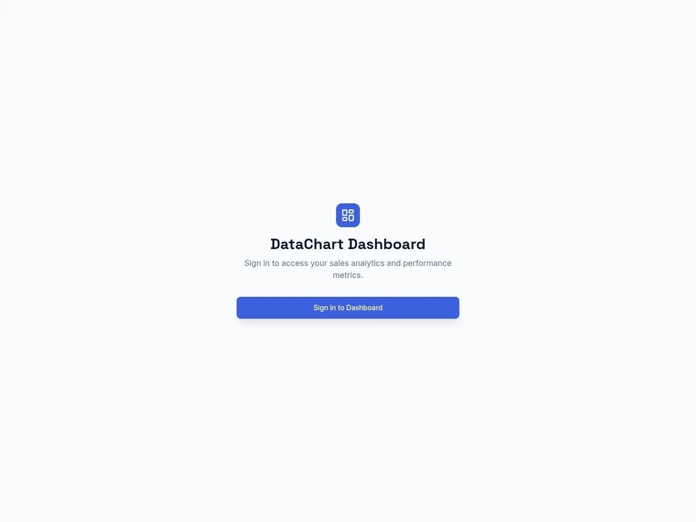 Data Chart Dashboard