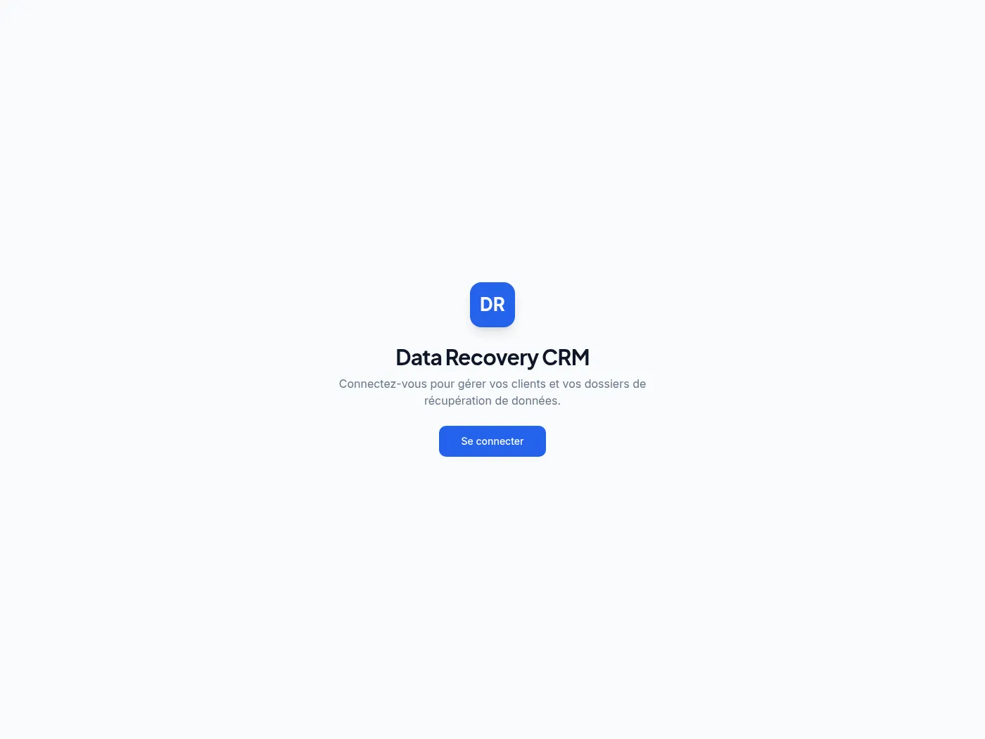 Data Recovery CRM