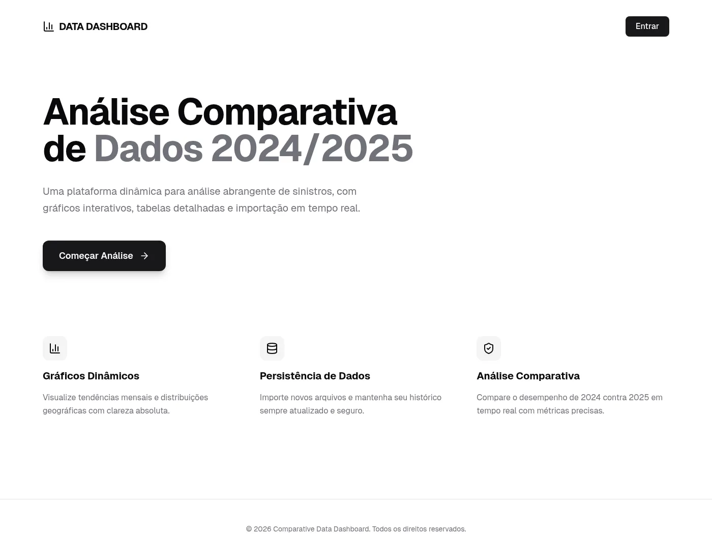 Comparative Data Dashboard