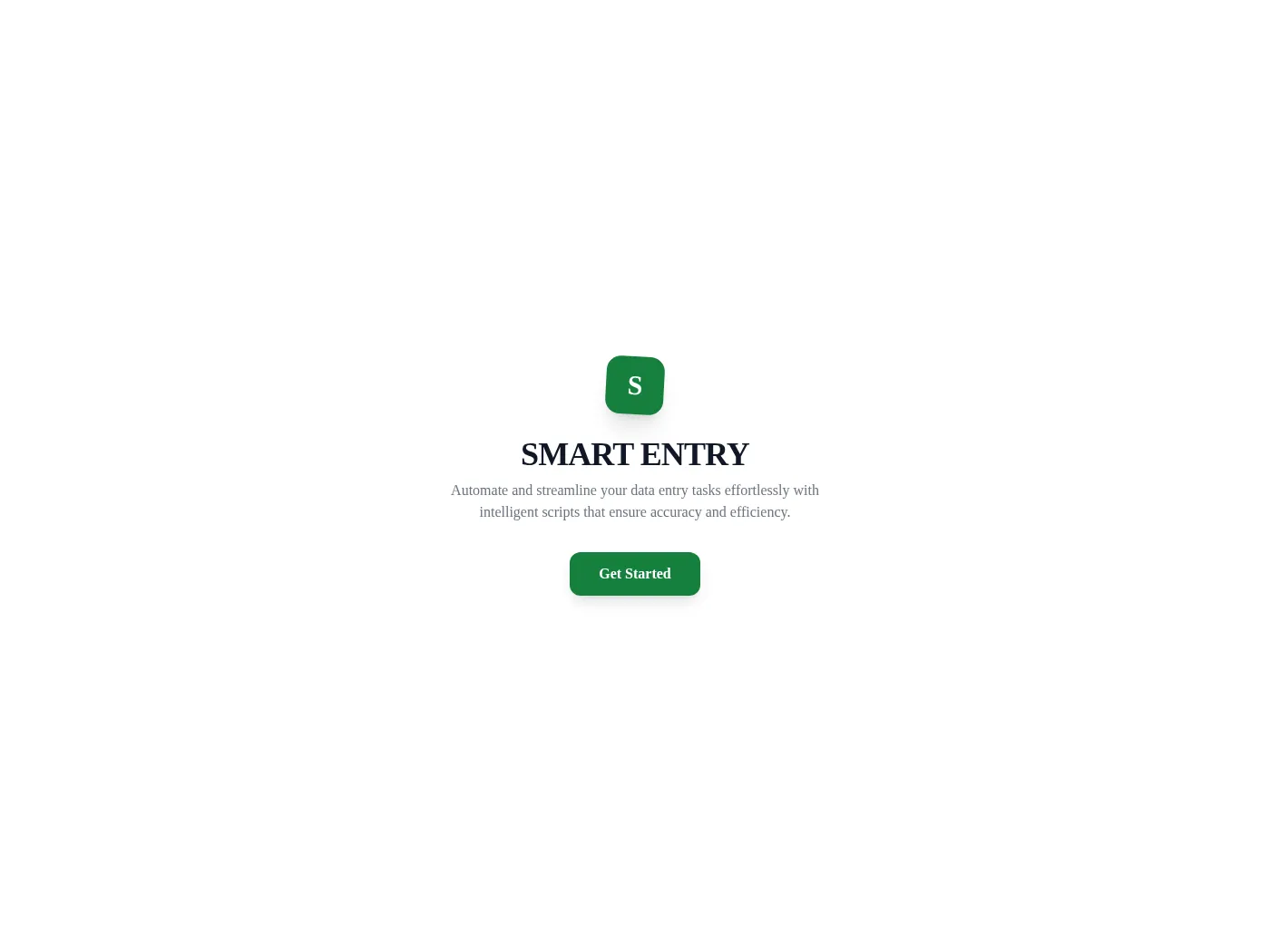 Smart Data Entry Scripts